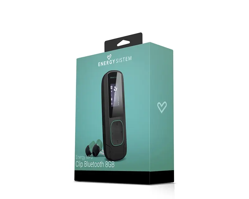 ENERGY SISTEM MP3 Clip Bluetooth Mint 8GB player crni