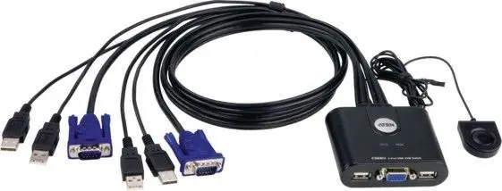 NEDIS Switch sa kablovima CS22U-AT ATEN 2-port USB KVM