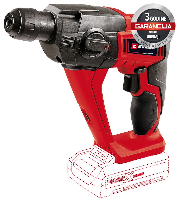 EINHELL Akumulatorska čekić bušilica TE-HD 18 Li - Solo 1100 RPM