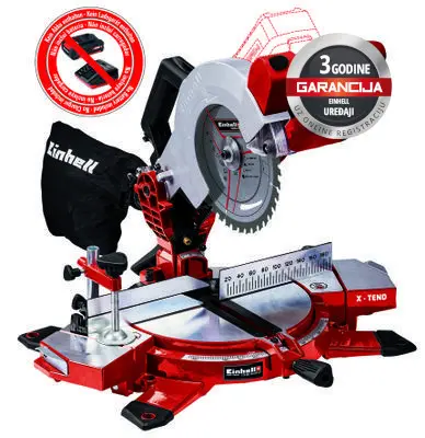 EINHELL Akumulatorska preklopna testera Li Solo /12066 TE-MS 18/210