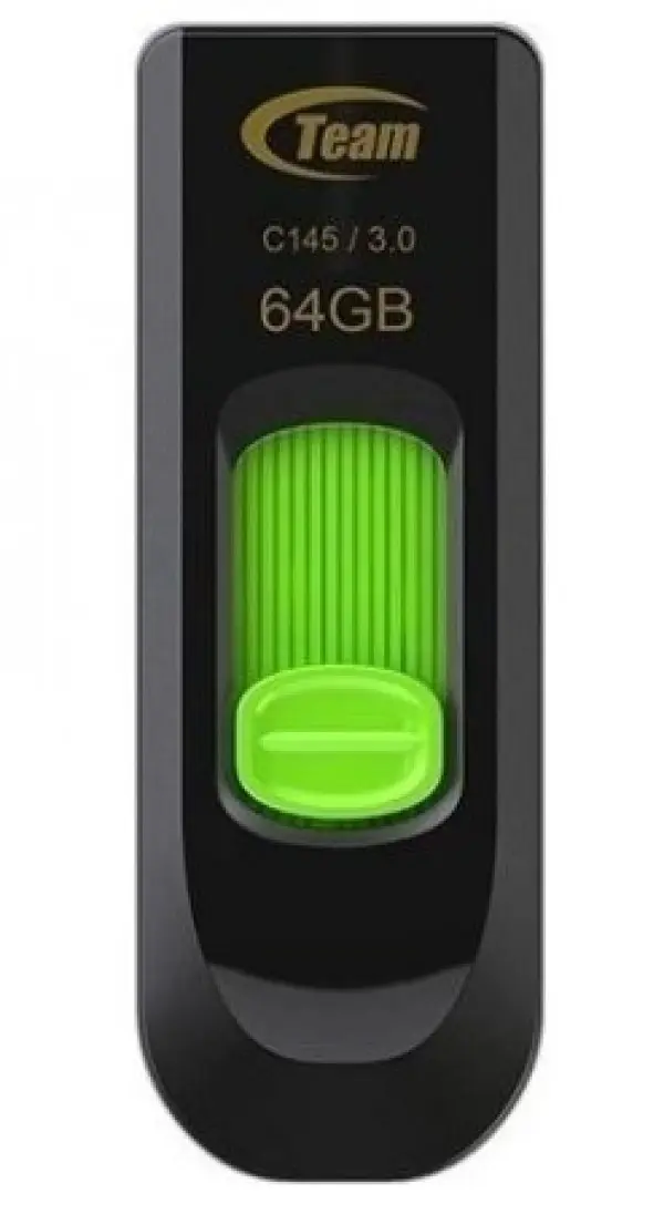 TEAM GROUP USB 3.2 Flash 64GB C145 TC145364GG01 crno-zeleni