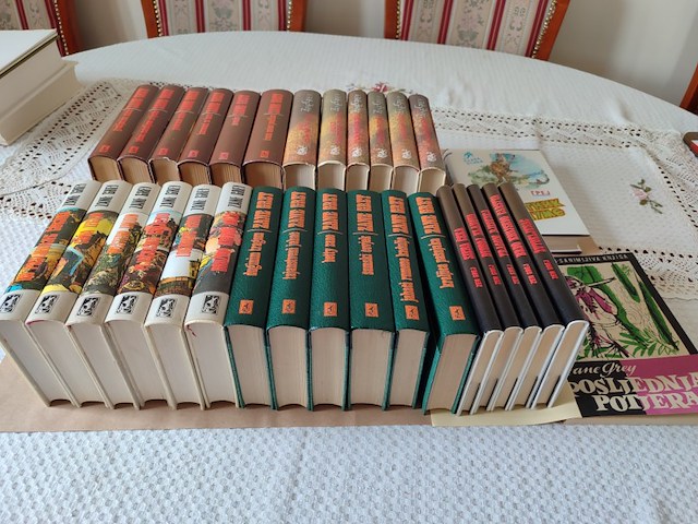 Zane Grey (Zen Grej), 4x6 + 5 + 2 knjige