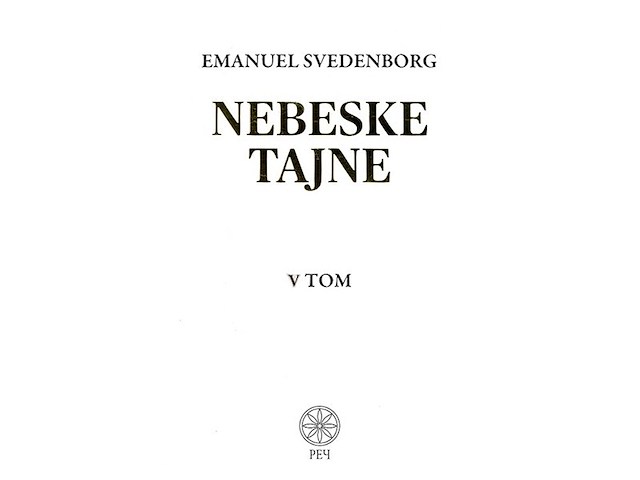 Nebeske tajne V tom - Emanuel Svedenborg