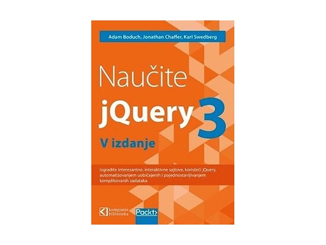 Naučite jQuery 3, V izdanje - Adam Bodak