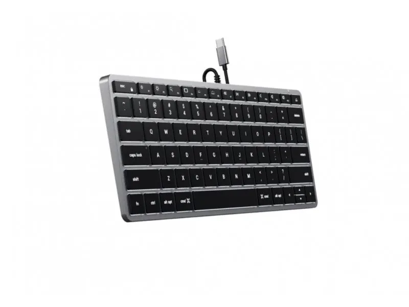 SATECHI Slim W1 Tastatura, Žična, US, Siva