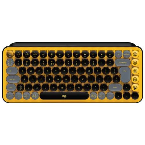 Logitech Tastatura Pop with Emoji, Žuta