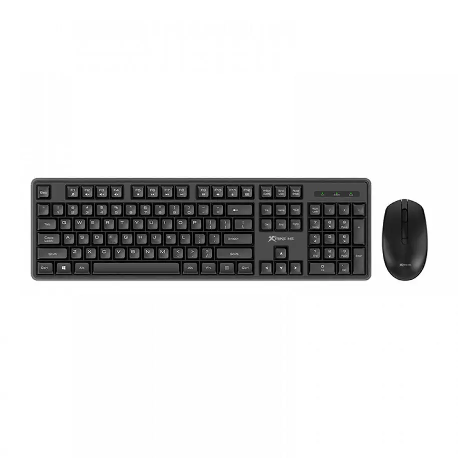 XTRIKE Bežični set tastatura+miš mk307 en crni