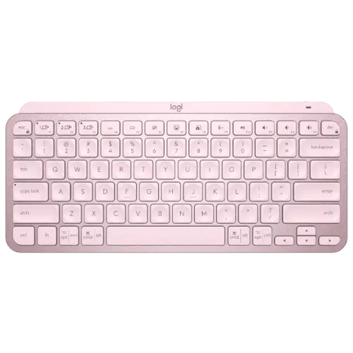 Logitech MX Keys Mini Illuminated Bežična tastatura, Pozadinsko osvetljenje, Roze