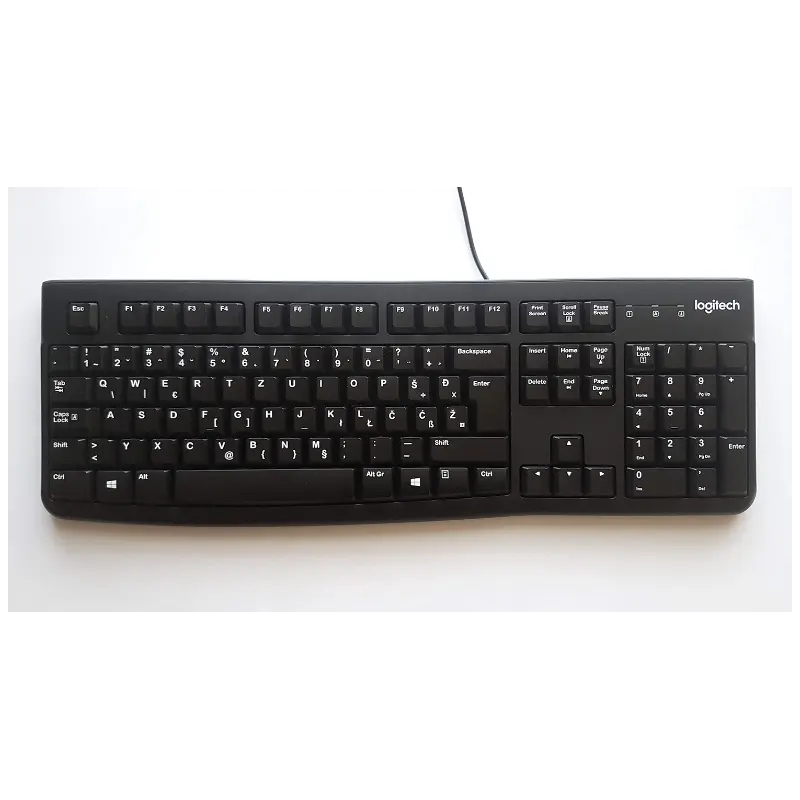 LOGITECH Tastatura Deluxe K120 USB YU Retail crna