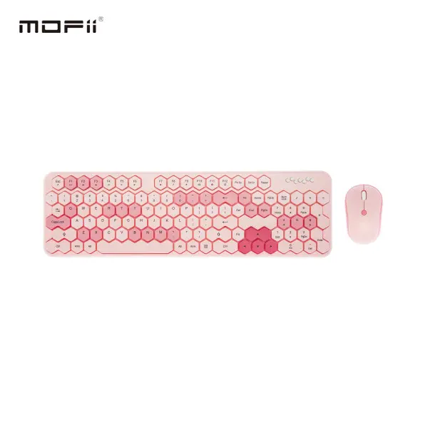 MOFII WL HONEY COMB set tastatura i miš u PINK boji