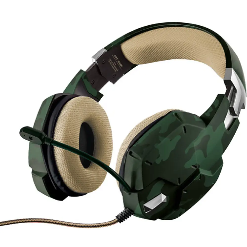 TRUST Slušalice GXT 322C Carus - Jungle Camo Camo zelene