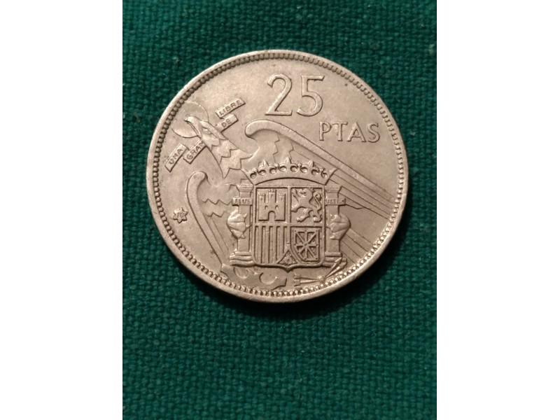 25 pezeta 1970 španija