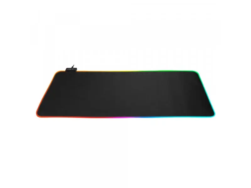 RAMPAGE Podloga za miš MP-24, RGB Led Gaming Black