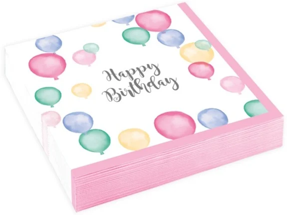 Amscan Salvete Happy BDay pastel 1/20