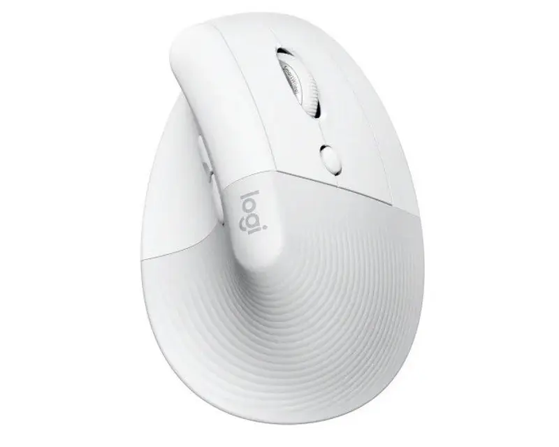 Logitech Lift Vertical Ergonomic Miš, Beli