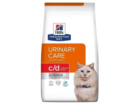 Hill's Prescription Diet Hrana za mačke C/D Urinary stress okeanska riba 1.5kg