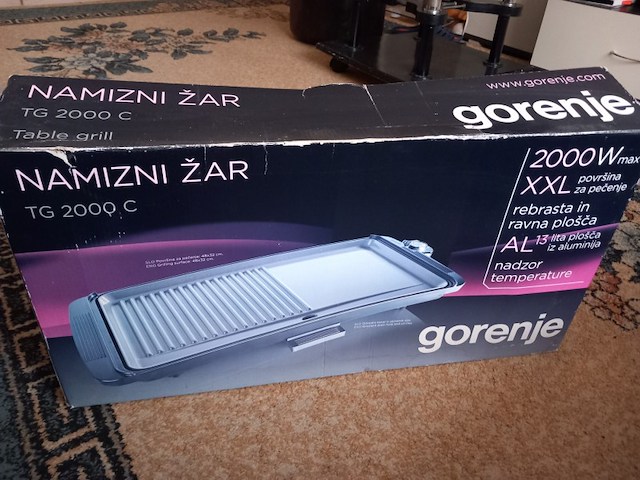 ROSTILJ GRILL GORENJE 2000W