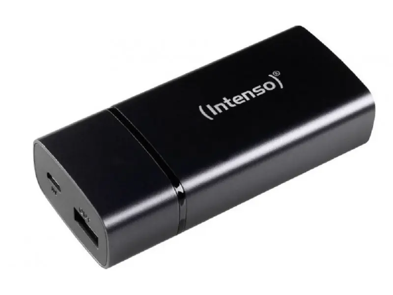 INTENSO Punjač za mobilne telefone, Micro USB, Metal finish, Crni