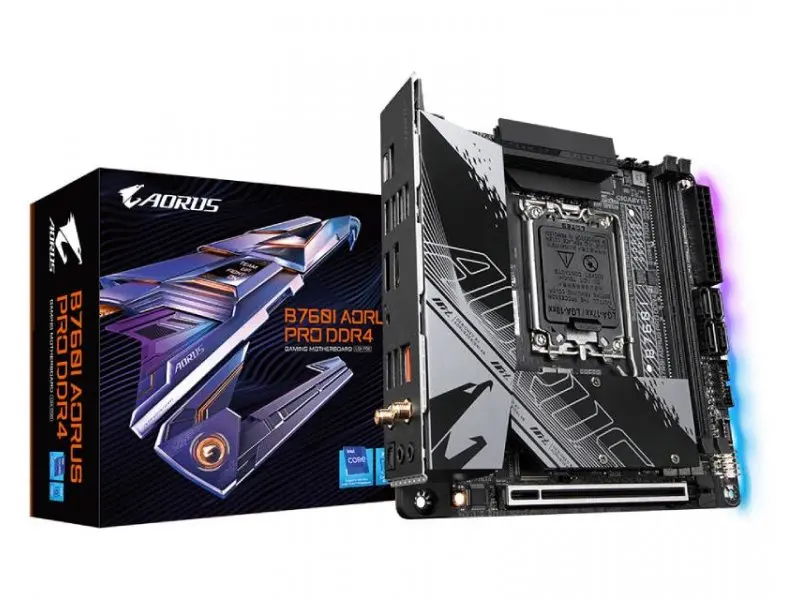 GIGABYTE B760I AORUS PRO DDR4 rev. 1.x Matična ploča