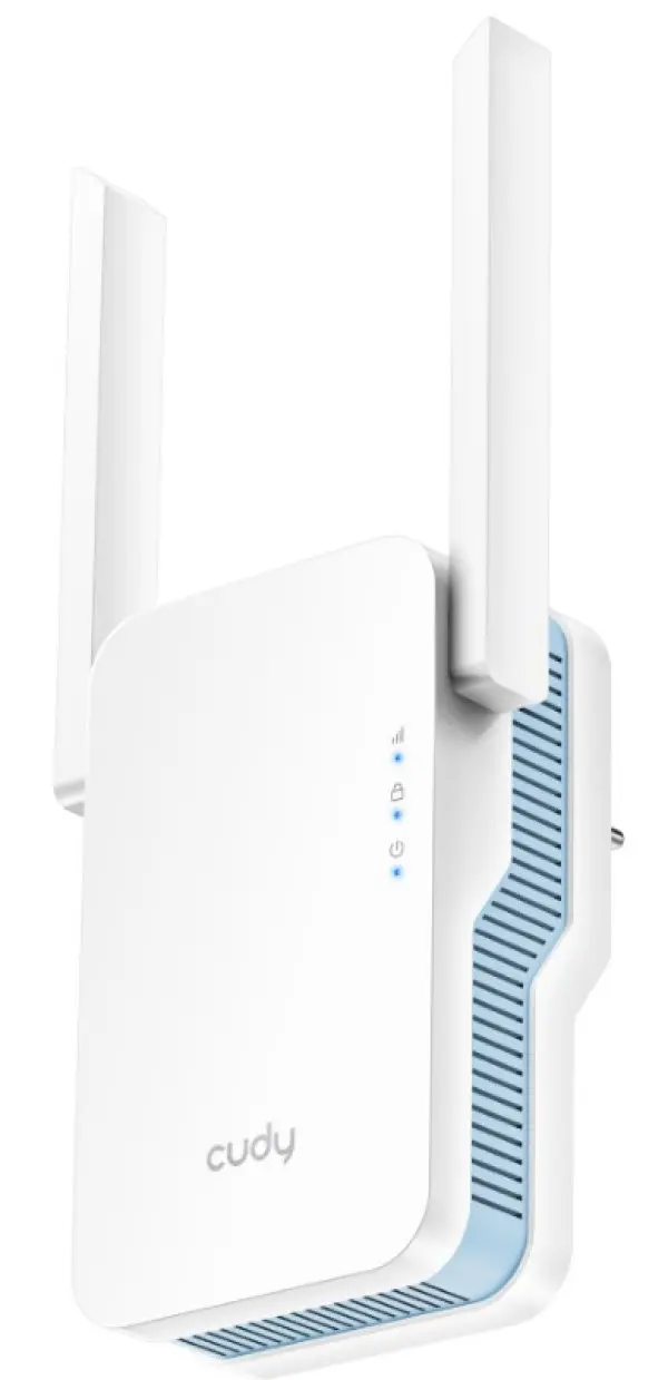 CUDY WiFi ruter RE1200 AC1200 MESH Range Extender, Dual Band 2.4+5Ghz,2x5dBi, 1xLAN, AP/WPS, ACCESS+LED