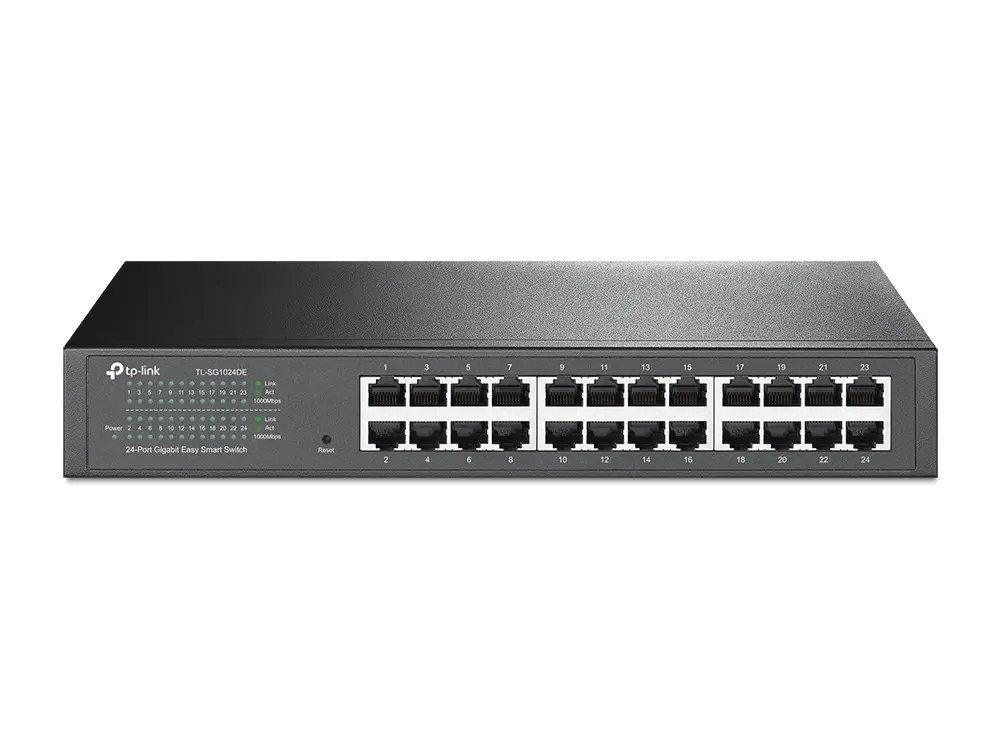 TP - LINK Switch 24-port Easy Smart TL-SG1024DE crni