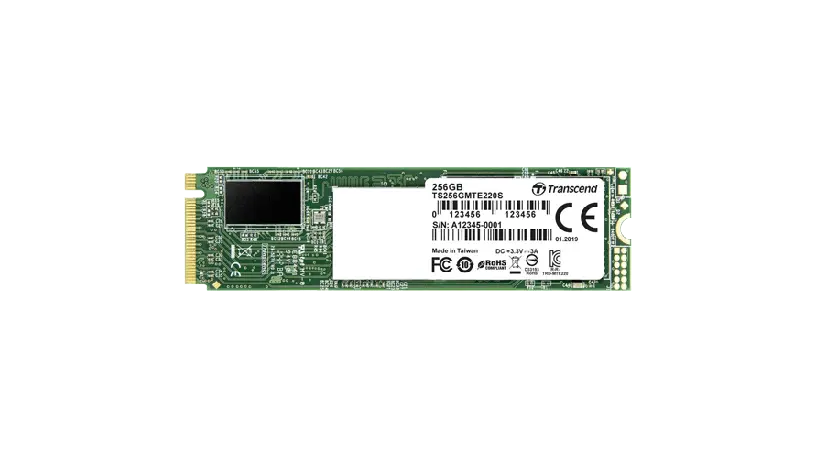 TRANSCEND 256GB PCIe SSD TS256GMTE220S crna