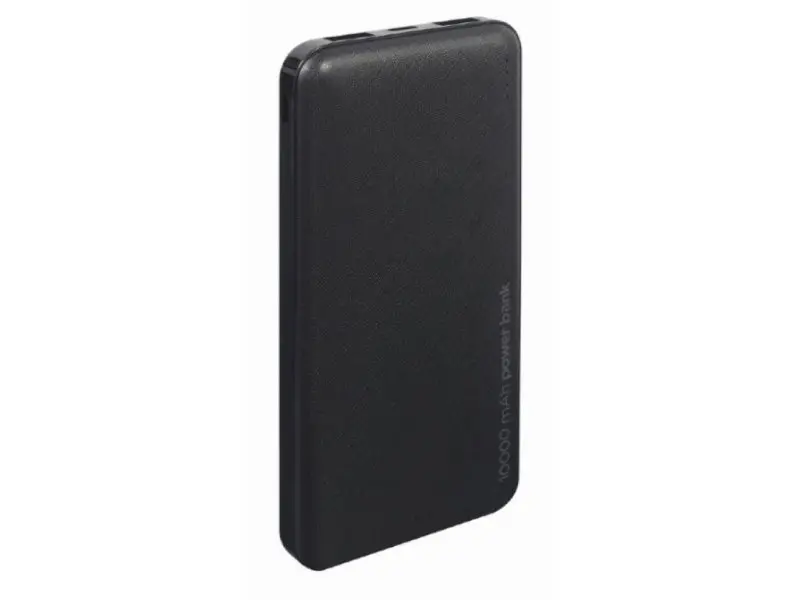 GEMBIRD PB10-02 Power Bank, 10000mAh, 2xUSB, LED, Crni