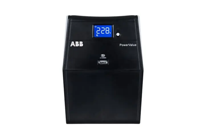 ABB UPS PowerValue 11LI Up, 600W, 230V, 6xC13, RS232, USB crni