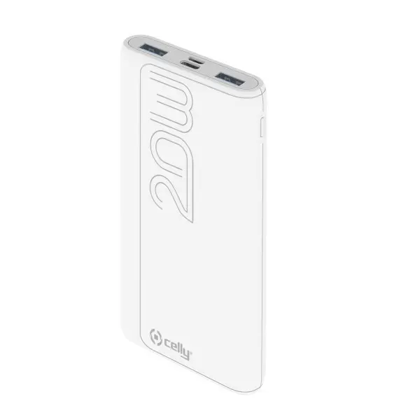 CELLY Powerbank EVO od 10000mAh u BELOJ boji