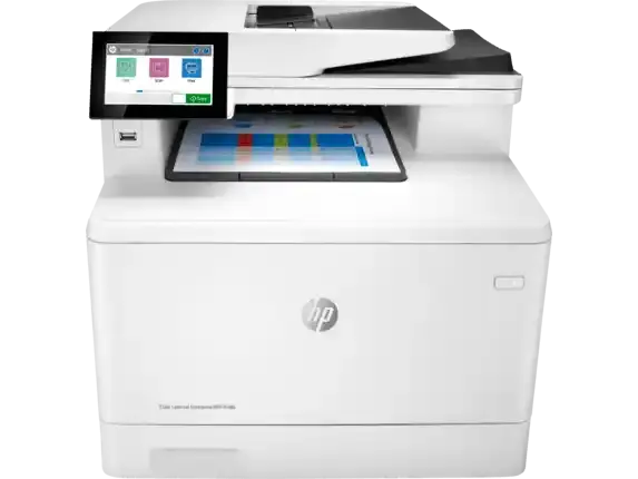 HP Štampač MFP Color laser jet enerprise M480f 600x600/27ppm/2GB/Duplex/ADF/Fax/LAN, set tonera 415/6, 3QA55A crni