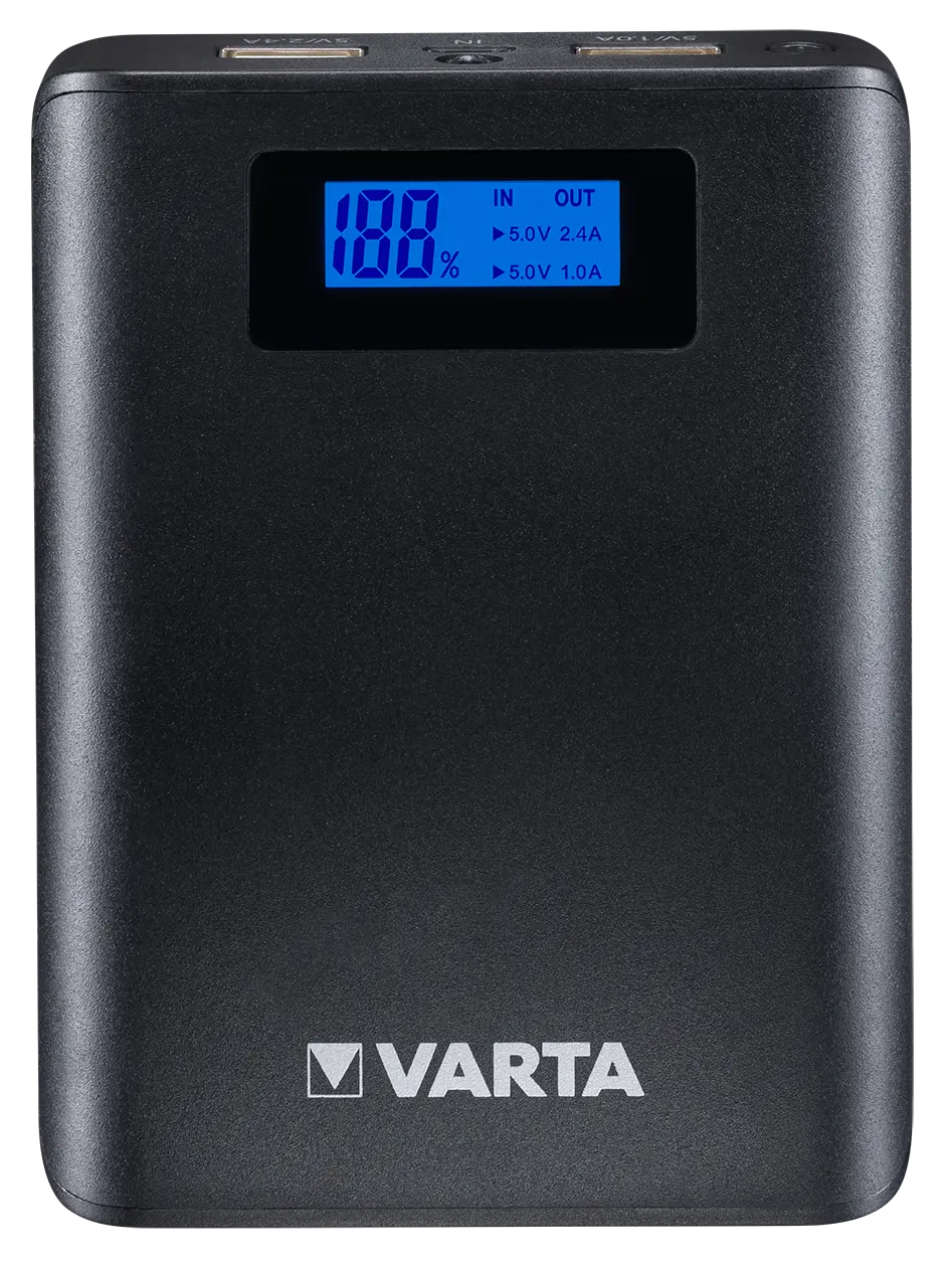 VARTA Powerbank eksterna baterija LCD 7800 mAh crna