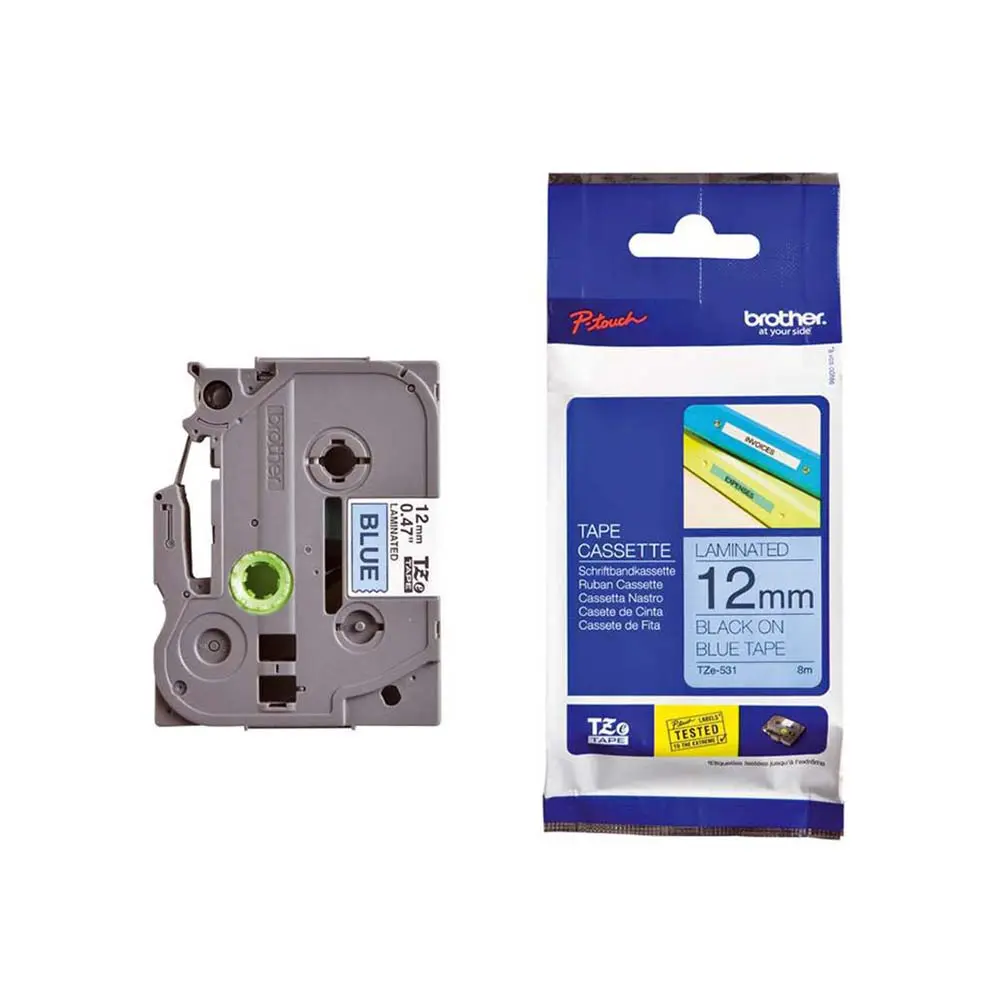 BROTHER Traka TZe-531 crna na plavo 12 mm
