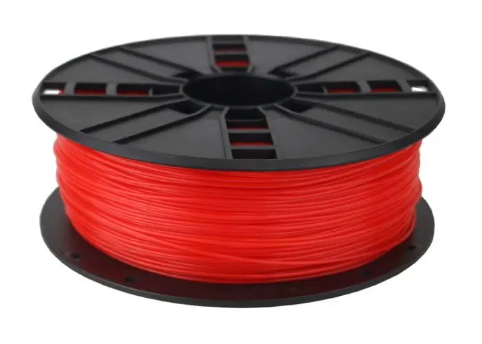 Gembird materijal za 3D štampanje PLA 1.75mm 1 kg (Fluorescentna Crvena)