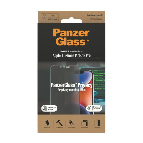 PANZERGLASS Applicator za iPhone 13/13 Pro/14 UWF Privacy AB w.