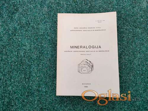 Mineralogija - godišnjak Jugoslovenske asocijacije