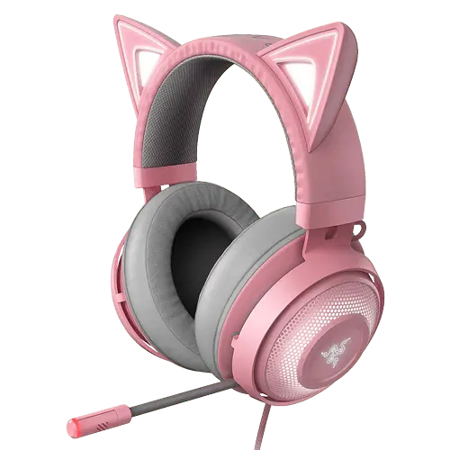 RAZER Gaming slušalice Kraken Kitty Edition roze