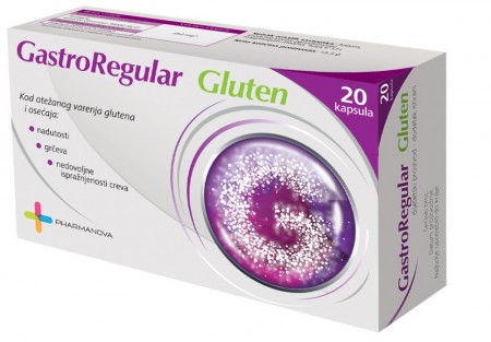 GASTROREGULAR GLUTEN 20 kapsula