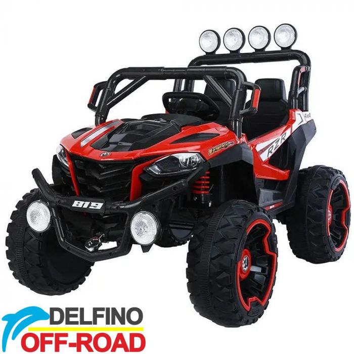 Dvosed Quad na akumulator Delfino Off Road 819 4x4 Crveni