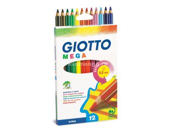 GIOTTO Drvene boje 12/1 mega 0225600