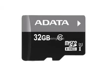 AData micro SD card 32GB + SD adapter AUSDH32GUICL10-RA1 class 10