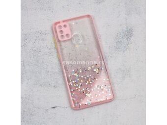 3G Frame Glitter zaštitna maska za telefon Samsung A217F Galaxy A21s roze