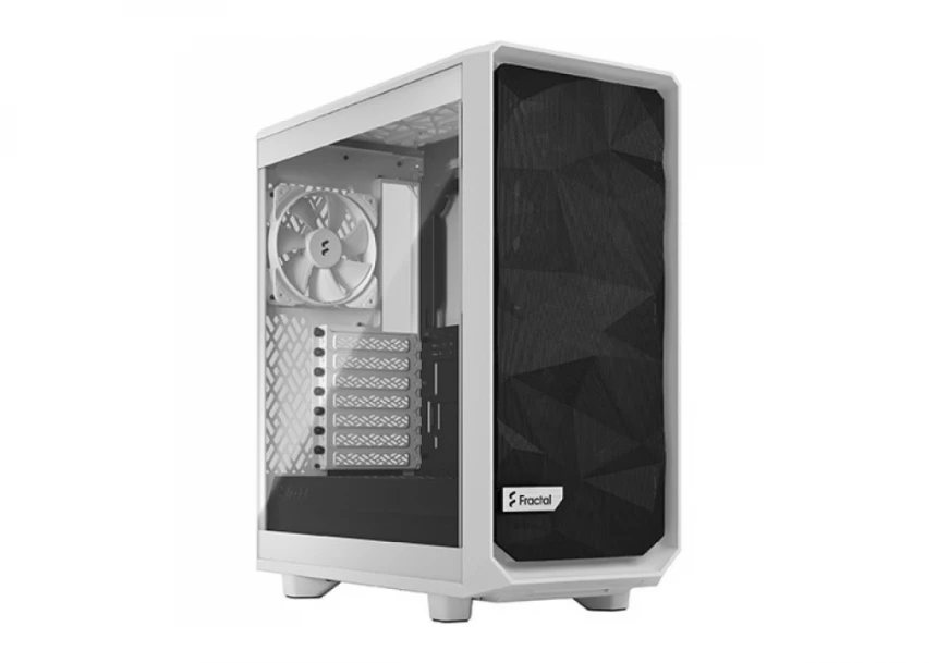 Kućište Fractal Design Meshify 2 Compact Lite White TG clear, FD-C-MEL2C-04