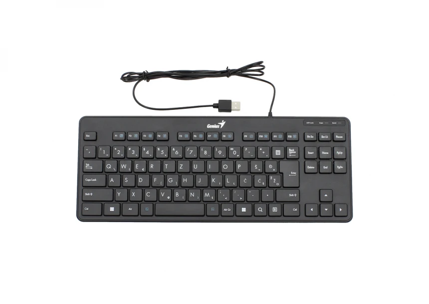 LuxeMate 110 USB US slim crna tastatura