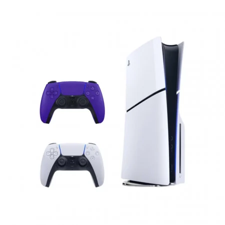 Konzola Sony Playstation 5 PS5 1TB Slim CD/DISC + Dualsense Galactic Purple