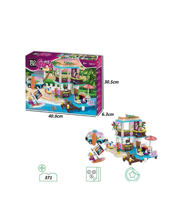 KOCKE KUĆA NA PLAŽI 371PCS Milenijum