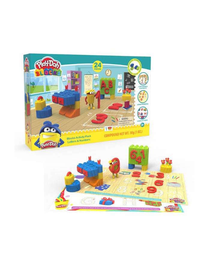 KOCKE SA PLASTELINOM ŠKOLA 24PCS PLAY-DOH Milenijum