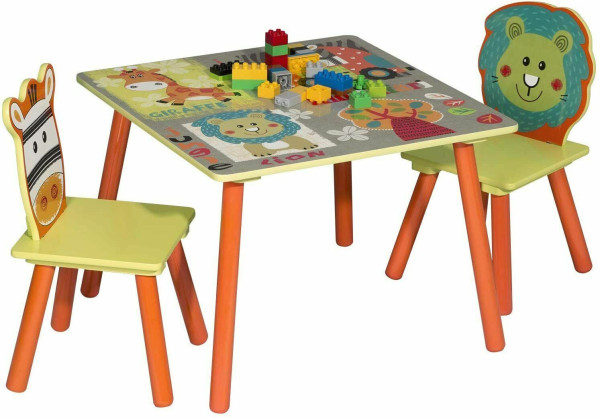 Set za decu STO SA 2 STOLICE SAFARI, Kinder Home