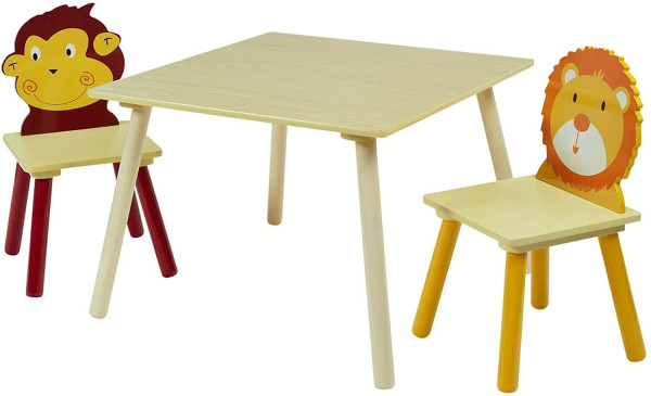 Set za decu STO SA 2 STOLICE ZIVOTINJE, Kinder Home