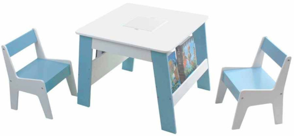 Set za decu STO SA 2 STOLICE PLAVI, Kinder Home