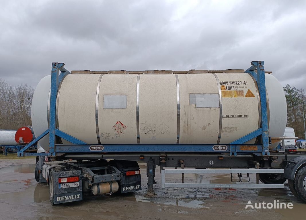Van Hool 35000L ADR chemiczna rezervoar-kontejner 10 stopa